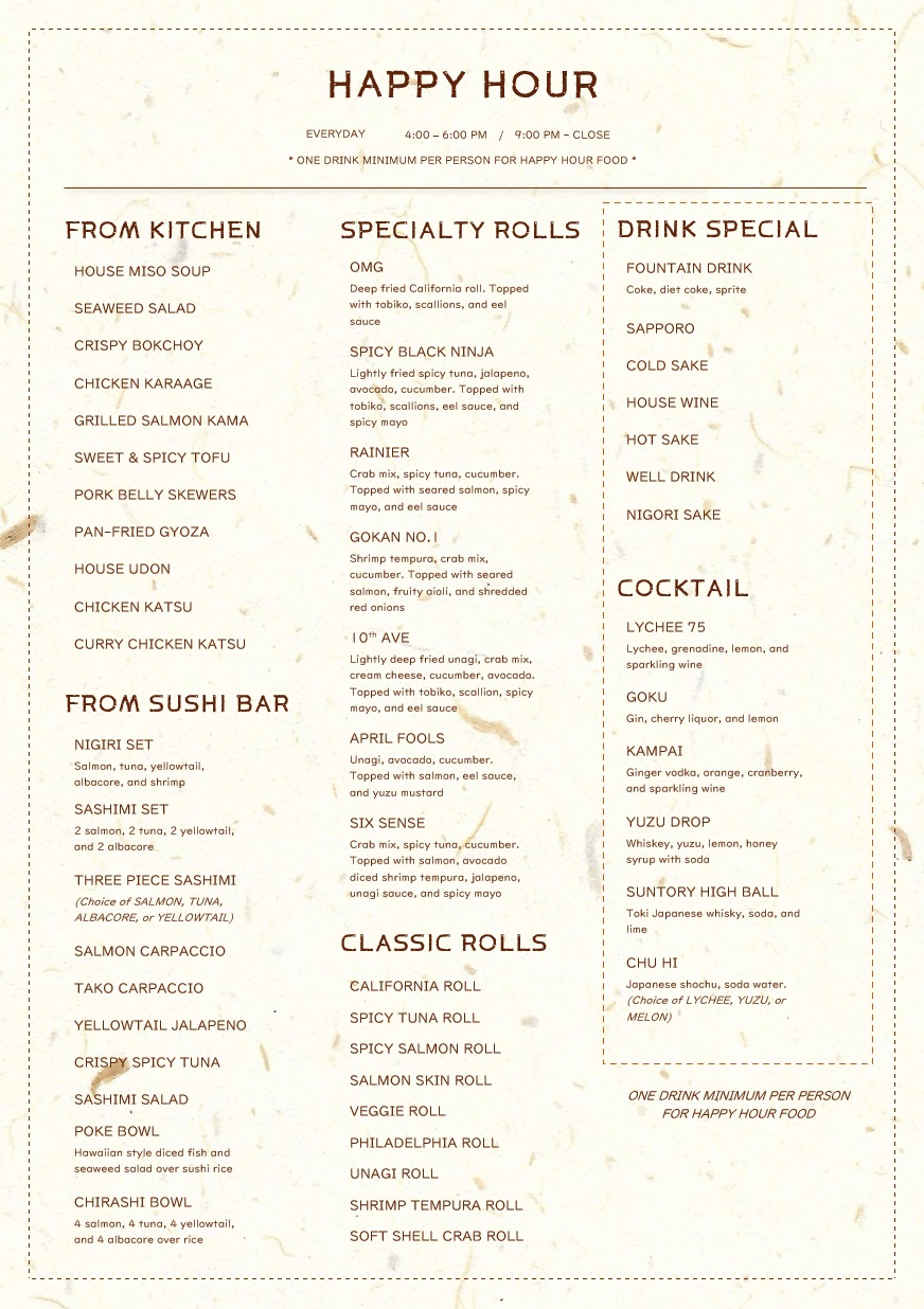 Gokan Sushi & Katsu House